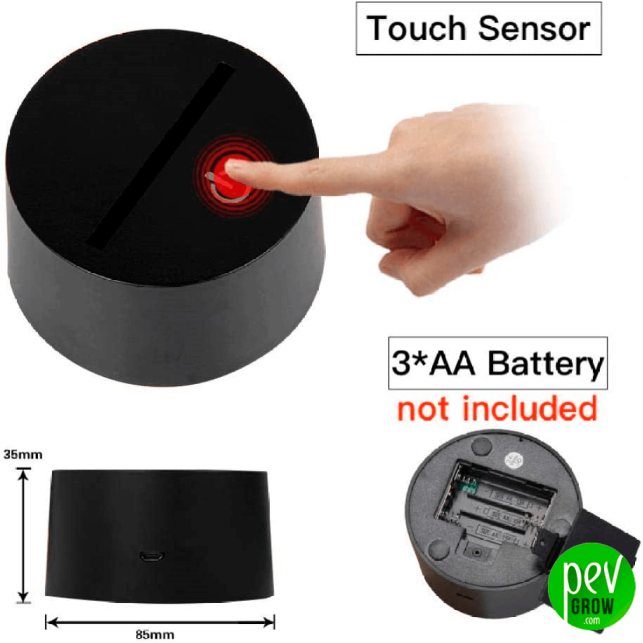 Marijuana leaf-shaped LED lamp - Pevgrow
