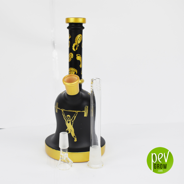 Golden base bong : Limited and exclusive edition : Pevgrow