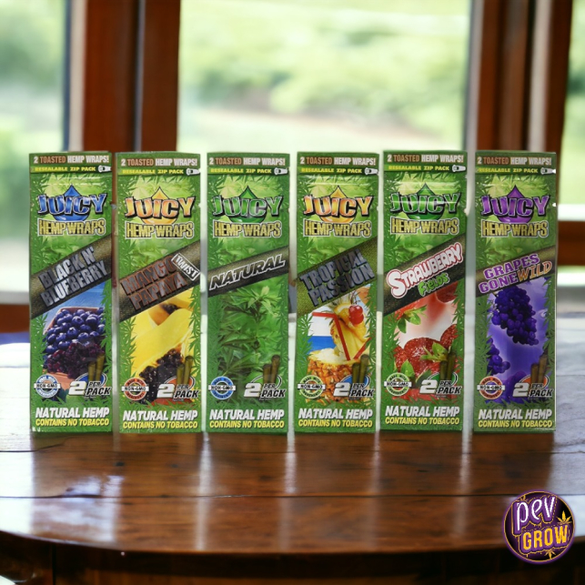 Achetez des Feuilles à Rouler Blunts Juicy Hemp Wraps