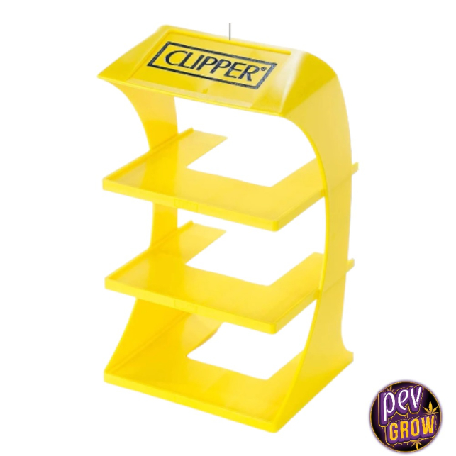 Buy Clipper Lighters Display Stand with 3 Trays at Pevgrow.