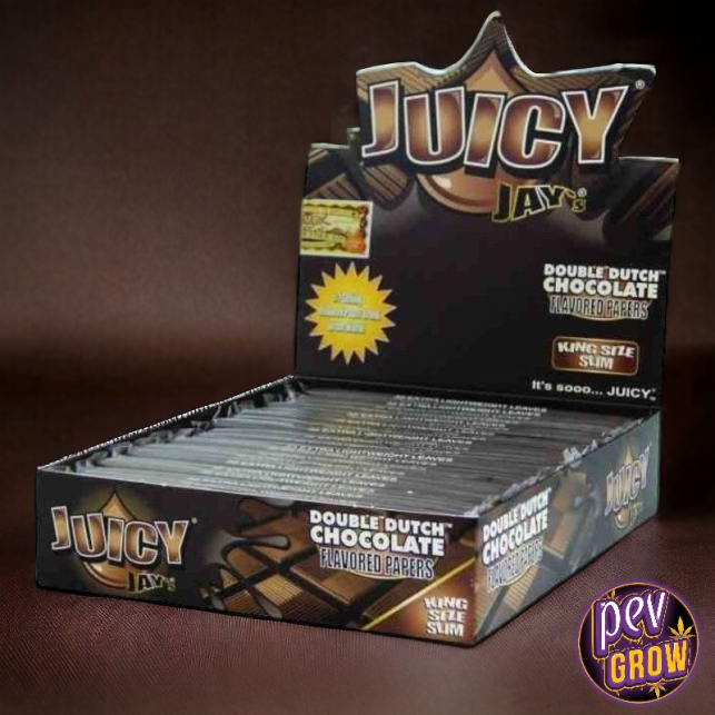 Buy Juicy Jay's King Size Double Chocolate Flavored Rolling Papers.