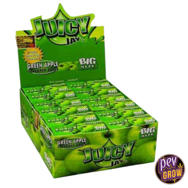 Buy Juicy Jay's Rolls Green Apple Flavored Rolling Paper at PEV.