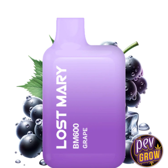 Buy Elf Bar Lost Mary BM600 Disposable Vape Grape 20mg at PEV Buy Elf Bar Lost Mary BM600 Disposable Vape Grape 20mg at PEV