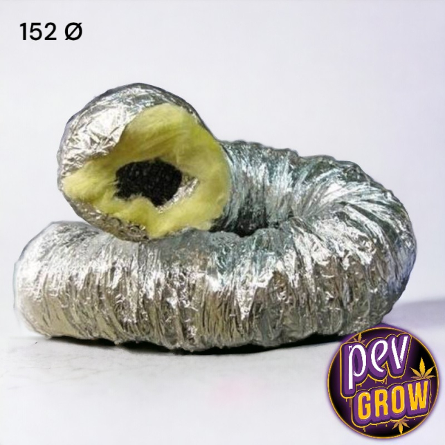 Tubo de Ventilación Flexible Insonorizado Ø152mm- 10m | Compra en Pevgrow