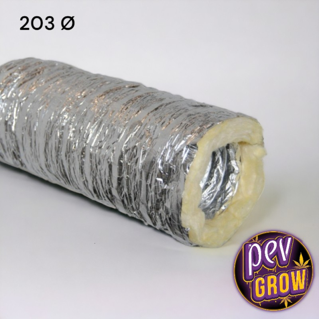 Compra Tubo de Ventilación Flexible Insonorizado Ø203mm- 10m Barato en Pevgrow