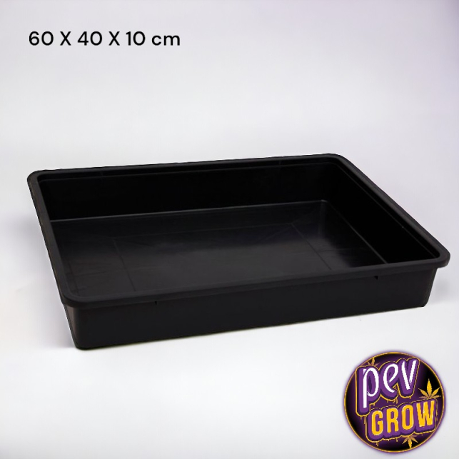 Carrier Tray | Buy Black Plastic Tray 60x40x10 cm | PEV