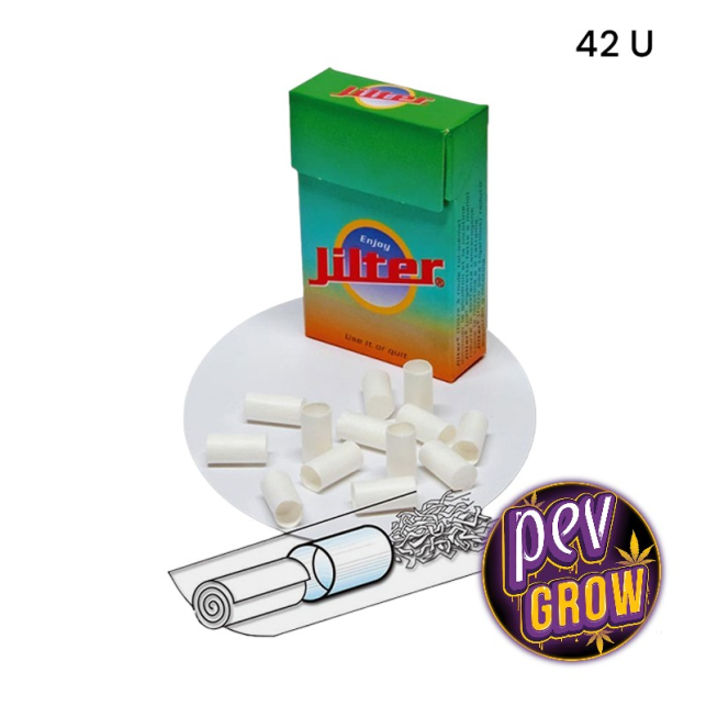 Boquilla de Tabaco Jilter- Filtro de esponja - de 6 mm de Ø -Caja de 42 ...