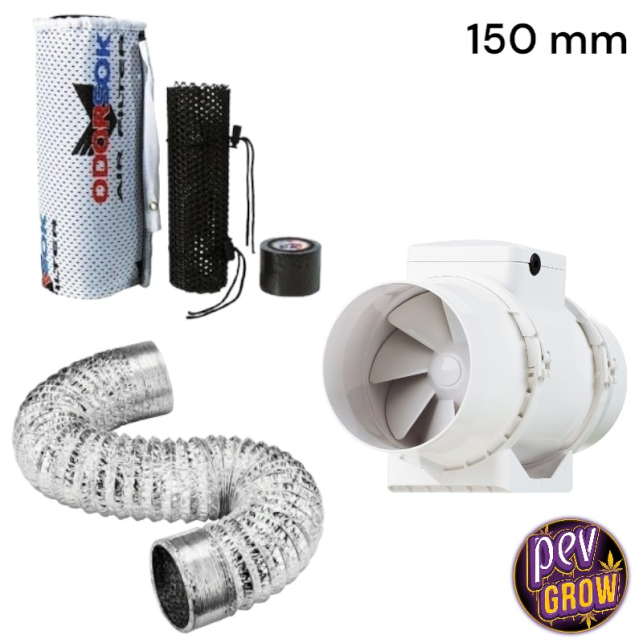 Acquista Kit di estrazione 150mm Estrattore TT Economico su Pevgrow.