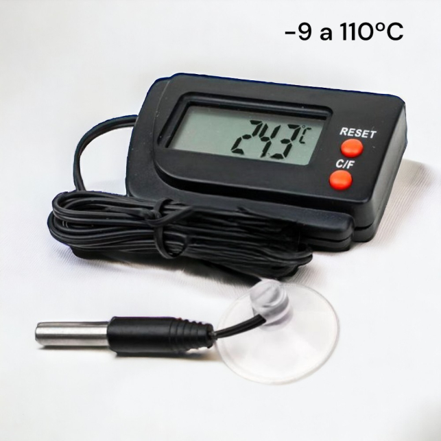 Buy Digital Thermometer with Probe for Cultivation [Air, Water ...