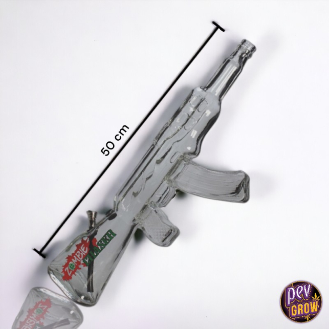 AK-47 Glass Bong 50 cm | Buy Zombie Chaser Bong for Herb | PEV