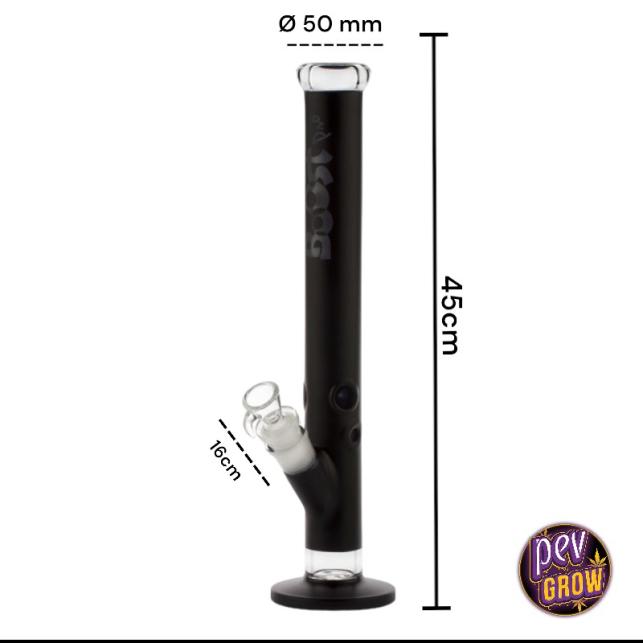 Black Glass Boost Beaker Bong 45 cm with Percolator | Pevgrow