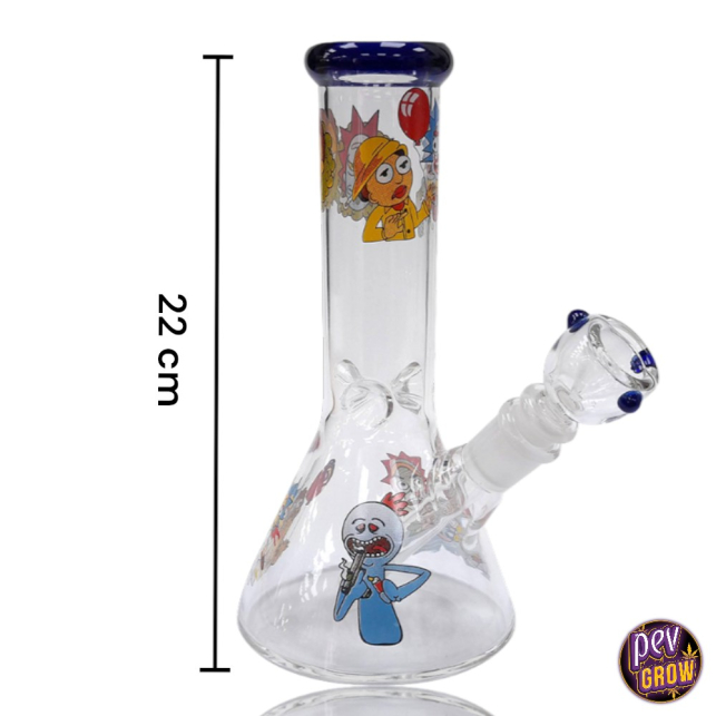 Buy Cheap Rick & Morty Ice Crystal Bong 21.5 cm at PEV