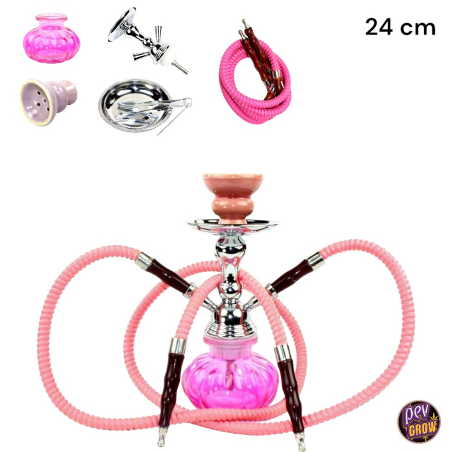 Achetez Shisha Rose 24cm : Compacte, Stylée et Parfaite pour Partager | PEV