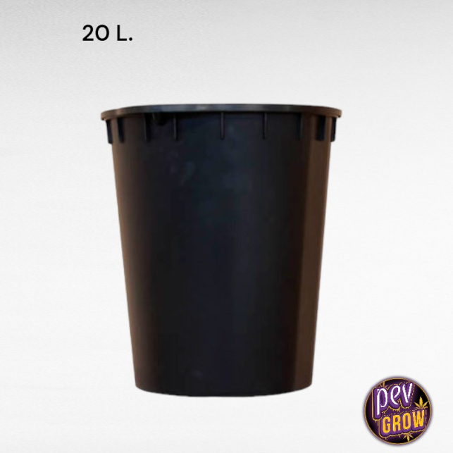 Buy Black Pot 20 liters - Very Durable Cube at Pevgrow