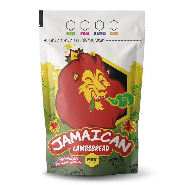 Pochon Weed Jamaican Lambsbread PEV Seeds - Emballer le Cannabis chez PEV