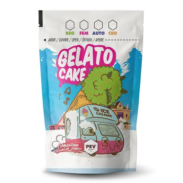 Gelato Cake Marijuana Bag PEV Seeds - Buy Cannabis Packaging Bag at PEV
