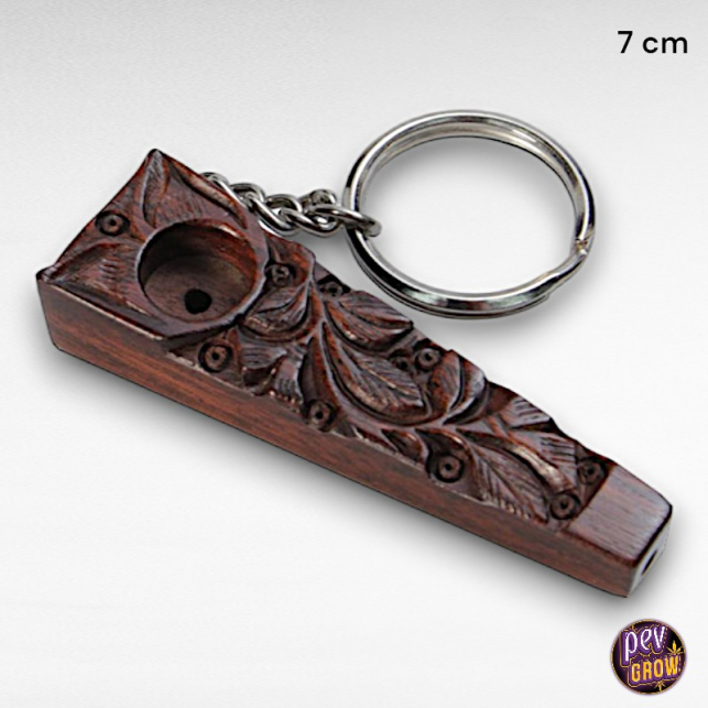 Buy Cheap Palo Santo Wood Pipe Keychain 70 mm at Pevgrow