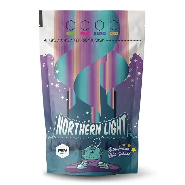 Northern Lights Marijuana Bag PEV Seeds - Buy Cannabis Packaging Bag at PEV