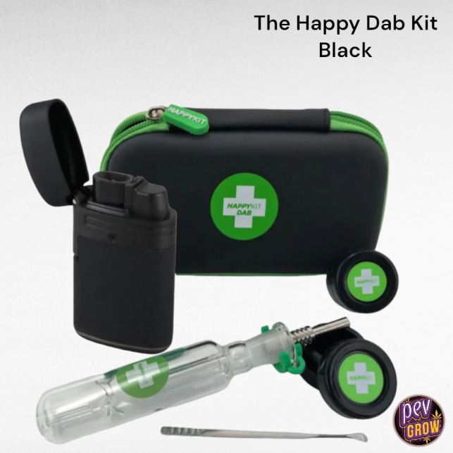 Achète le Happy Dab Kit Noir : Kit complet pour le dabbing chez Pevgrow.