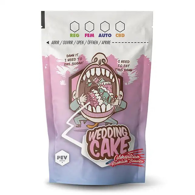 Wedding Cake Marijuana Bag PEV Seeds - Buy Cannabis Packaging Bag at PEV