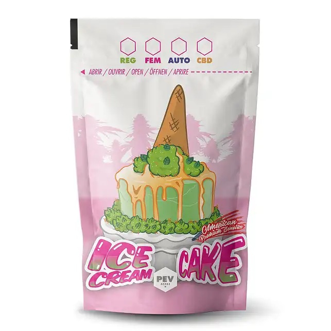 Ice Cream Cake Marijuana Bag PEV Seeds - Buy Cannabis Packaging Bag at PEV