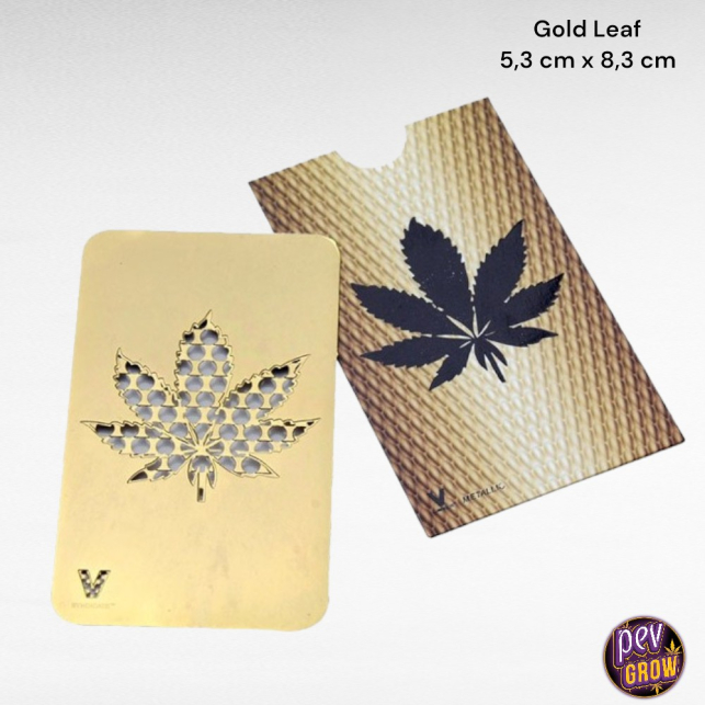 Buy Gold Leaf Card Grinder: Style and Efficiency in Cannabis Grinding