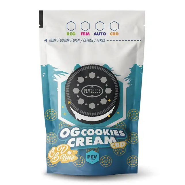 Og Cookies Cream Marijuana Bag PEV Seeds - Buy Cannabis Packaging Bag ...