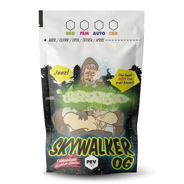 Pochon Weed Skywalker Og PEV Seeds - Achetez un Sac pour Emballer le ...