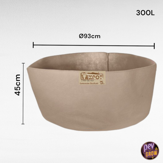 Buy Black Fabric pot Urban sand colored pot 300L: Improve the growth of ...