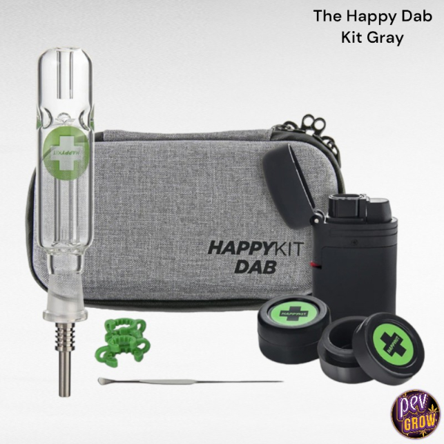 Buy The Happy Dab Kit Grey | Cheap BHO Set at Pevgrow