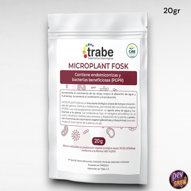 Achetez Mycoplant Fosk Trabe chez PEV : Optimisez la culture de cannabis.