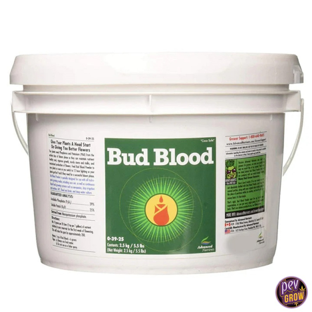 Buy Bud Blood Powder 2.5 kg at PEV - Flowering Accelerator for Cannabis