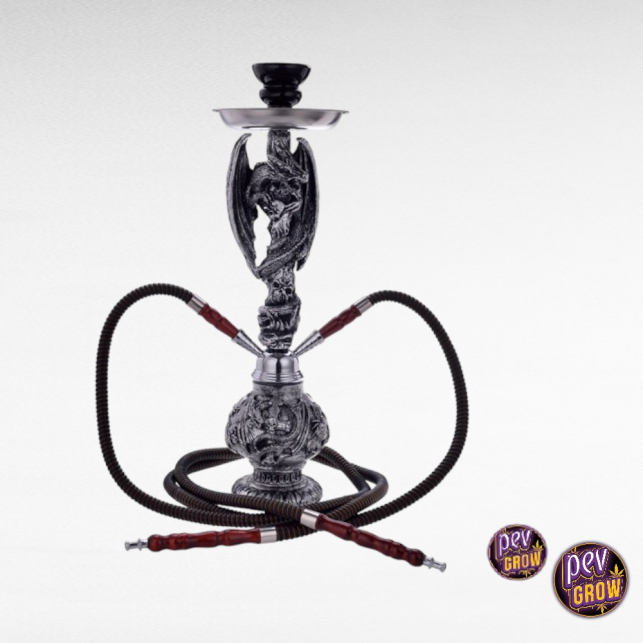 Dragon and Skulls Shisha 45 cm | Buy Artistic Shishas at Pevgrow