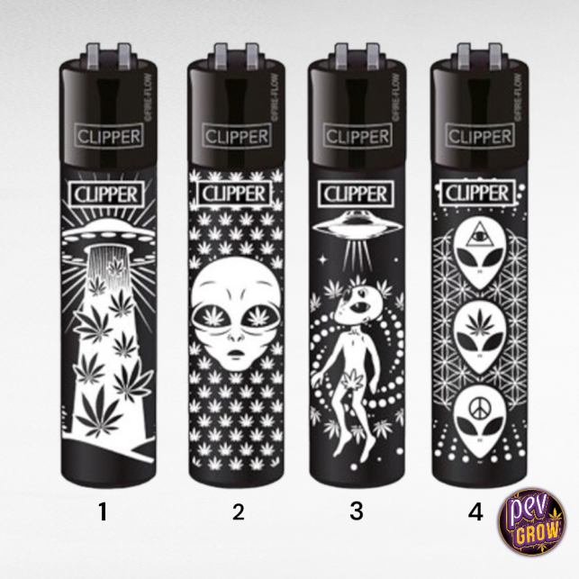 Buy Clipper Classic 420 Aliens: Unique Lighters for Space Enthusiasts | PEV
