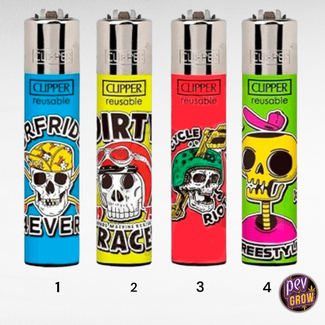 Clipper Classic Skullttoo : Achetez un briquet avec un design de crânes ...