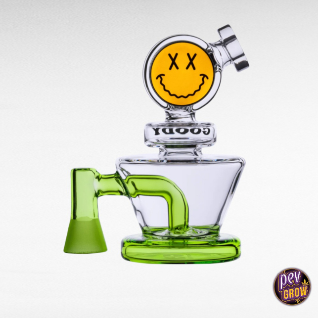 Buy Big Face Mini Rig Glass Pipe 4-Pieces Kit - Green | Pevgrow