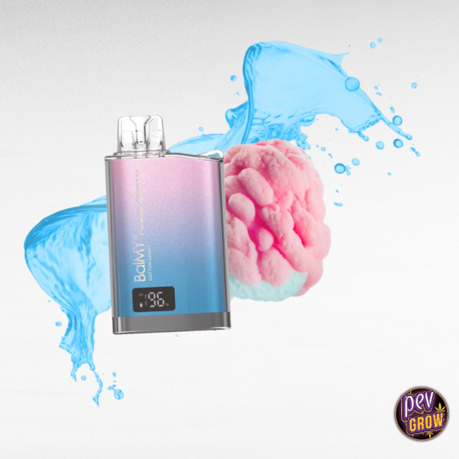 Achetez Pod Jetable Balmy Power Crystal Cotton Candy (8000 Bouffées) | PEV