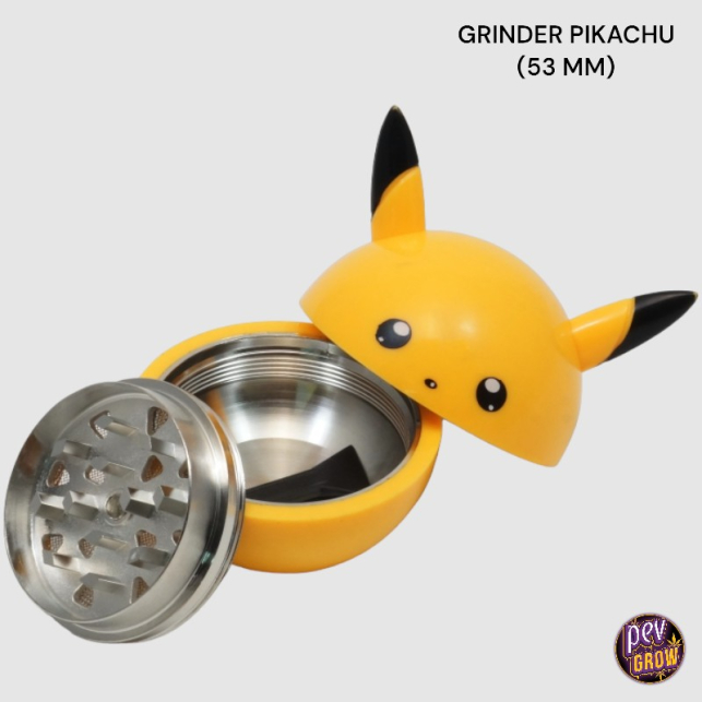 Buy Pikachu Grinder 53mm at PEV | Fun and Efficient Marijuana Grinder