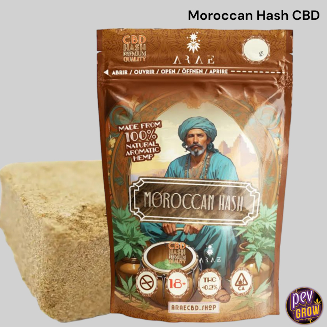 Moroccan Hash - Compra Hachís Marroquí CBD en Pevgrow