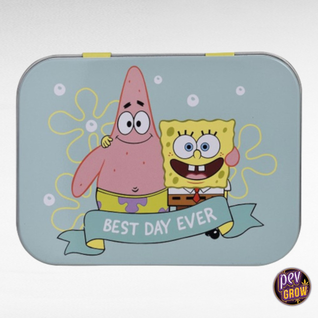Buy Metal Box 11x8x2.5 cm. SpongeBob & Fun and Useful Band-Aids at Pevgrow.