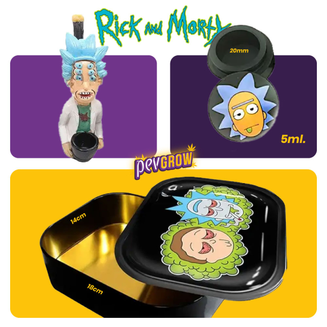 Buy Ricky Smoking Kit: Metal Box, Pipe, and Silicone Box | Pevgrow