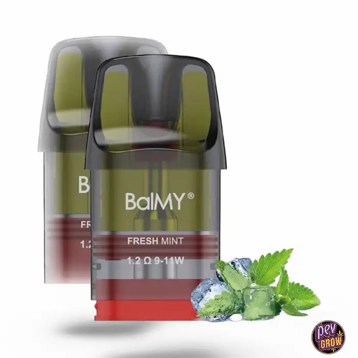 Compra 2 Capsulas recargables Pod Elite Fresh Mint 20mg Balmy en Pevgrow