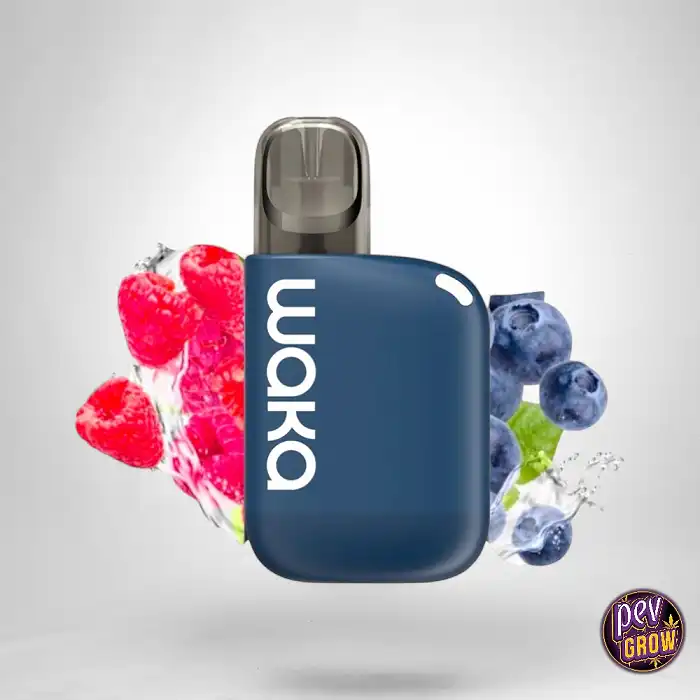 Compra Vaper recargable Waka soMatch Mini Kit by Relx 18mg - Blueberry Raspberry en Pevgrow
