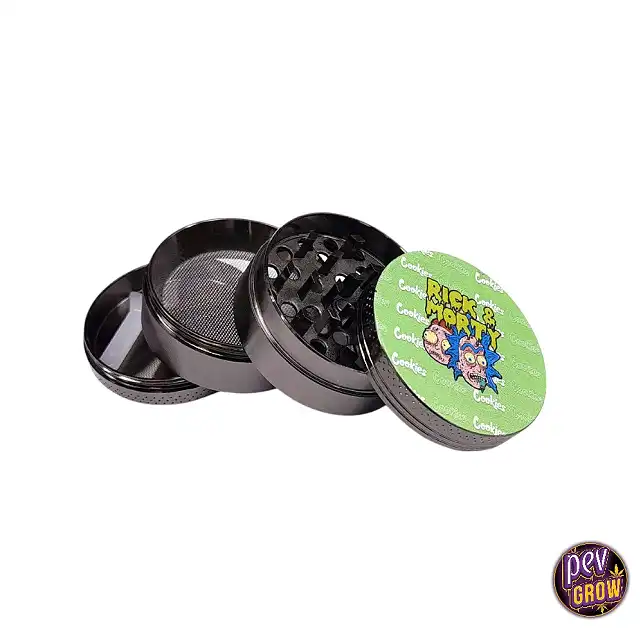 Ricky Morty x Cookies 50 mm Metallgrinder (2-pack) | Pevgrow